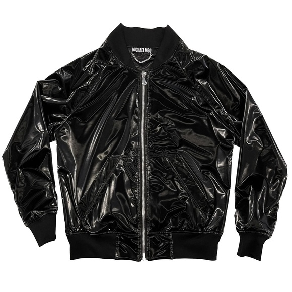Michael Ngo | Jackets & Coats | Michael Ngo Electric Patent Faux Vegan ...